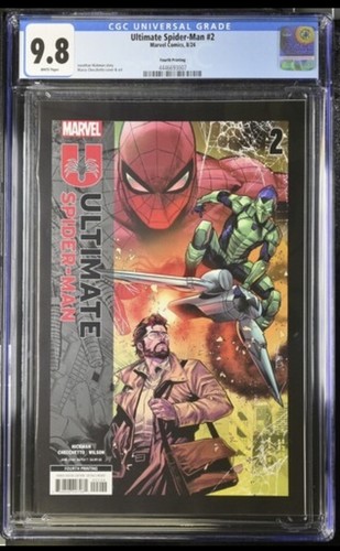 Ultimate Spider-Man #2 - CGC 9.8 - 4th Printing Variant Marvel Comics ...