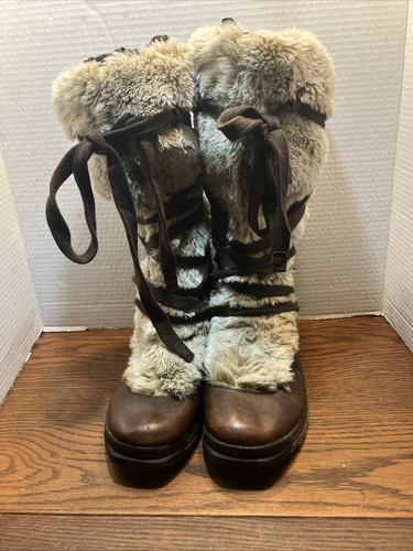 Merrell Women's Katia Waterproof Faux Fur Winter Opti-Warm Brown Boots ...