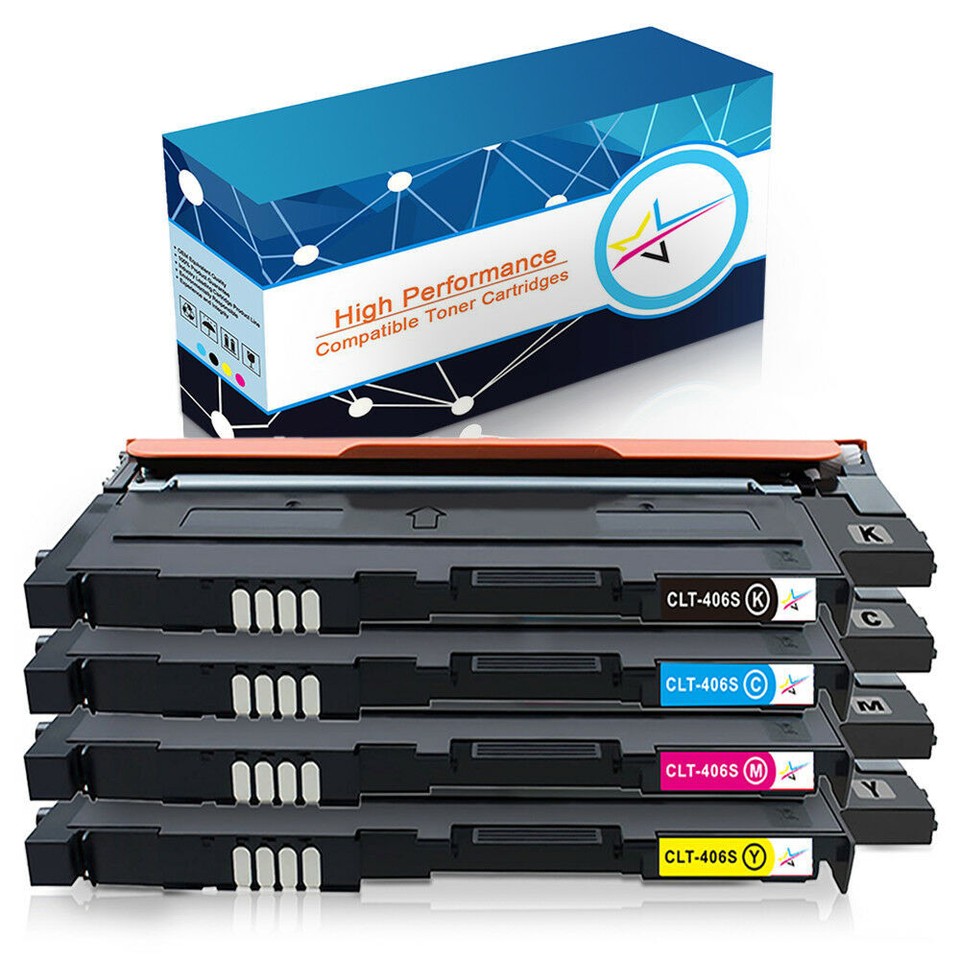 406S CLT-K406S Toner Cartridge Lot for Samsung Xpress C410W C460FW CLP ...