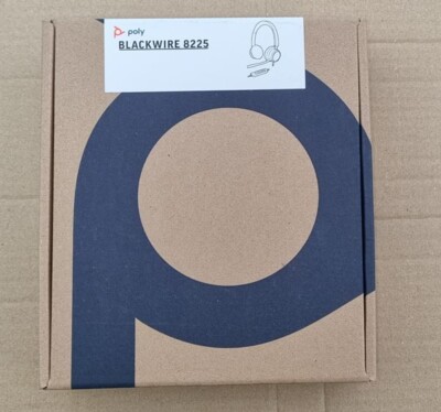 NEW POLY BLACKWIRE 8225 STEREO - M USB C HS +USB C/A PN 8X225AA | eBay
