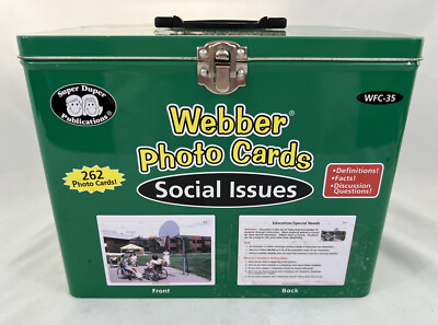 Webber 6"x8" Photo Cards Social Issues Autism ABA Speech SpEd Super ...