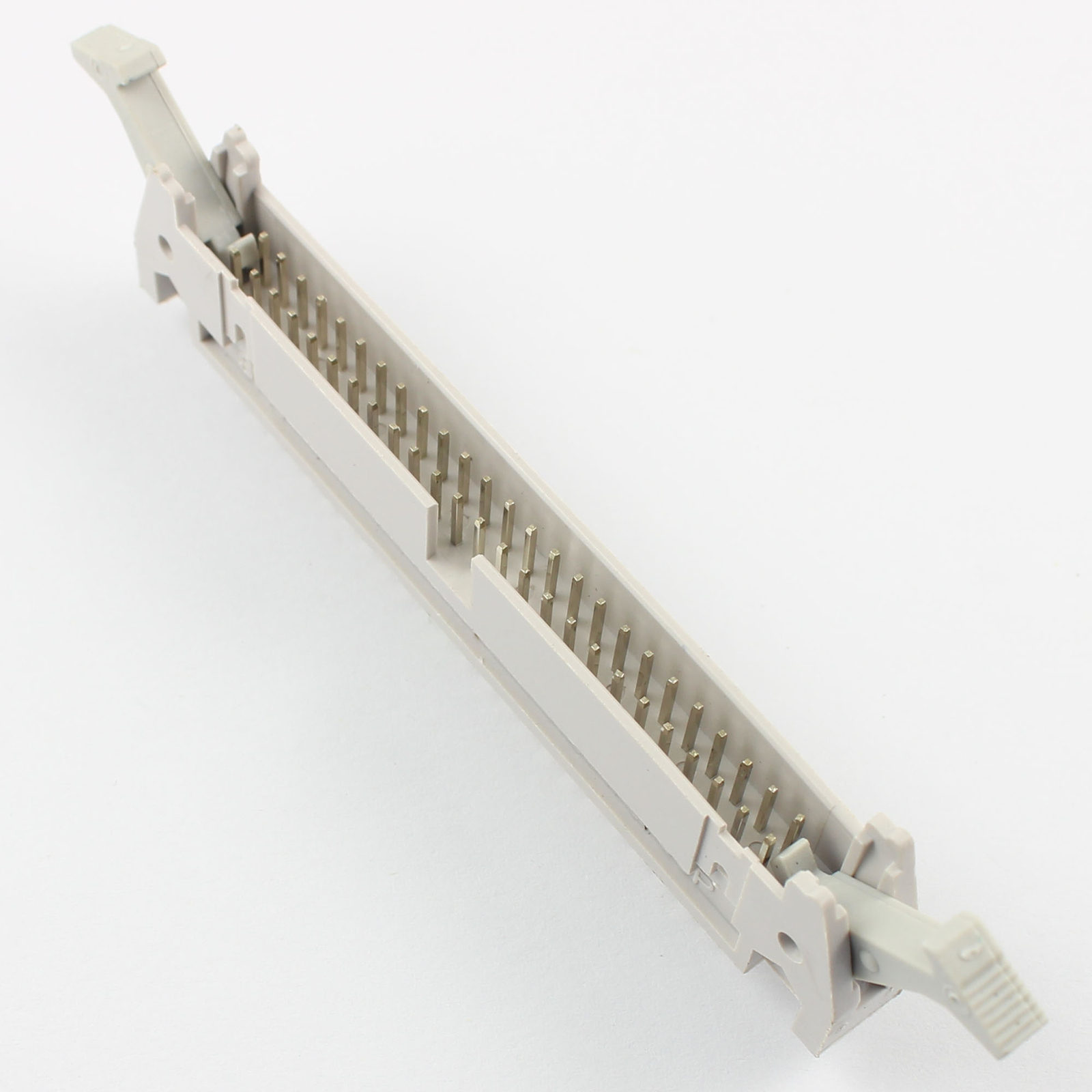 50Pcs 2.54mm Pitch 2x25 50 Pin Male Straight Ejector Header Connector ...