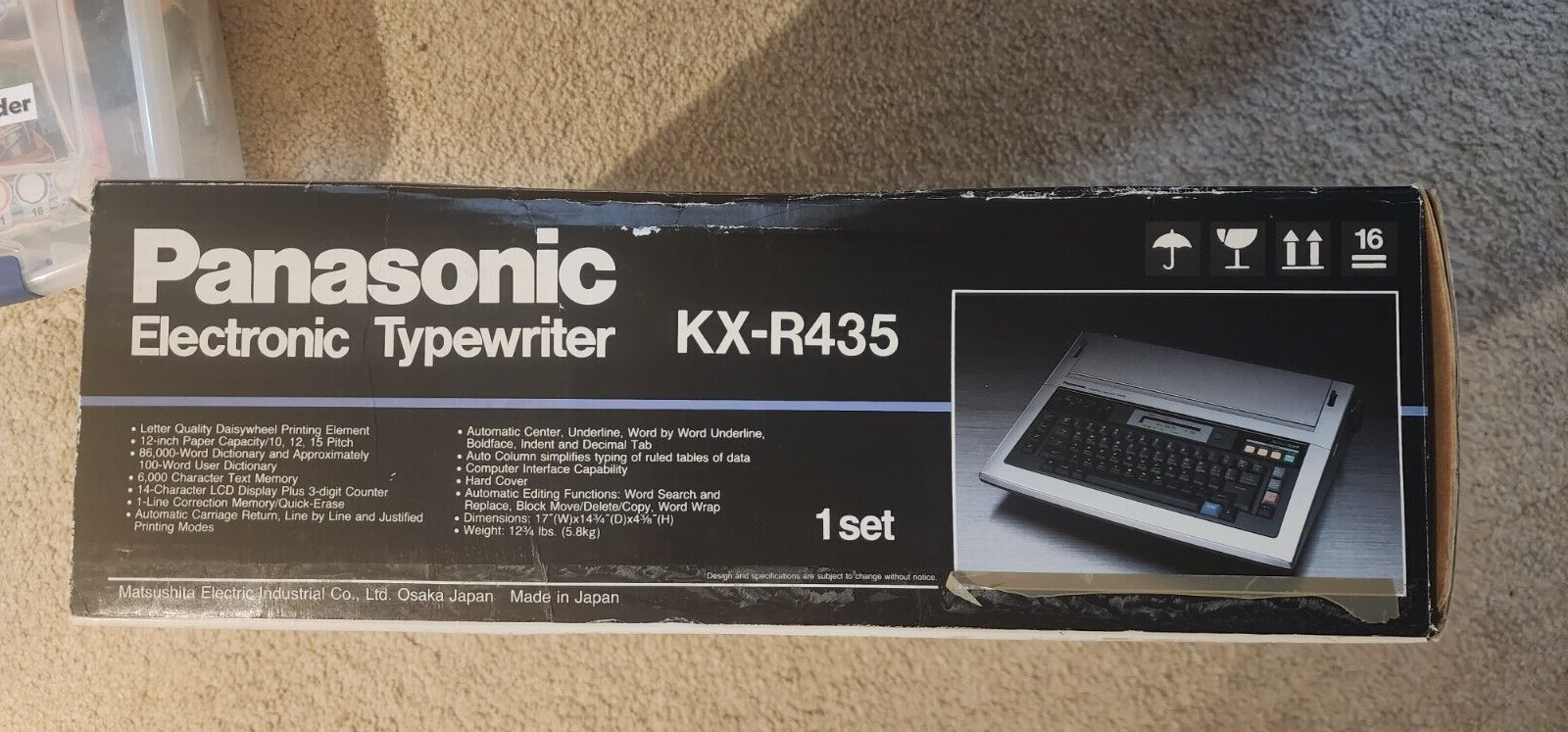 Panasonic Electronic Typewriter KX-R435 With Box | eBay