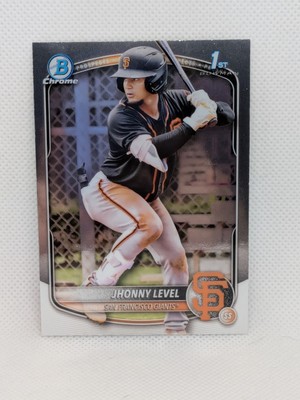 2025 Bowman 1st Chrome Prospect #BCP-147 Jhonny Level - San Francisco ...