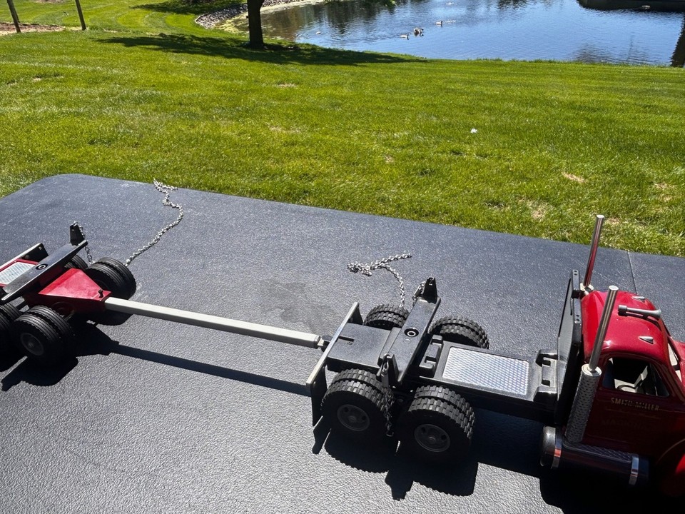 Smith-Miller Logging Truck with Trailer & Logs Rare Collectible Item ...