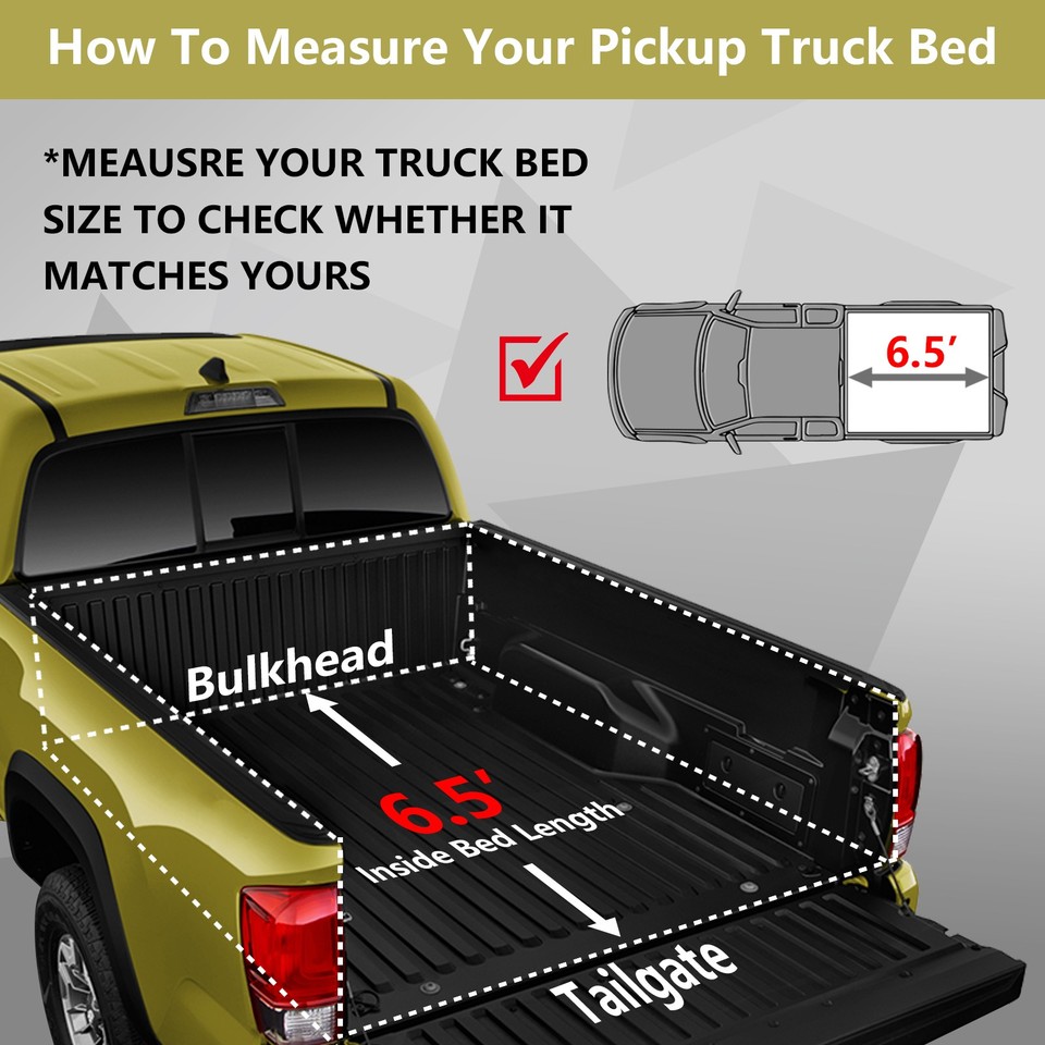 6.5' Soft Roll Up for 88-99 Chevy GMC C1500 C2500 C3500 K1500 K2500 ...