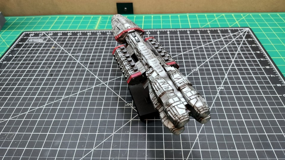 battlestar galactica Frigate, Custom Built Model | eBay