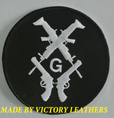 Masonic Patch with Guns 3" Round Patch | eBay