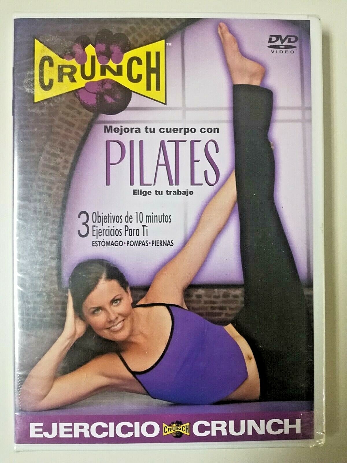 Crunch Series Pick Your Spot Pilates Spanish & English Fit DVD w/ Ellen ...
