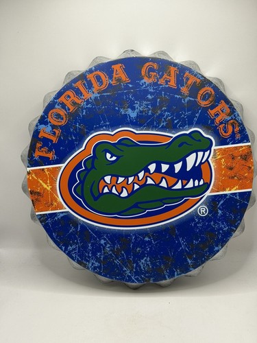 NCAA Florida Gators - 13" Wall Bottle Cap Metal Sign - Officially ...