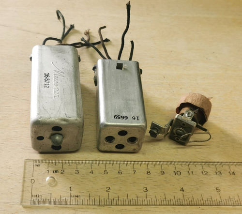 3 Vintage Meissner Tube Radio Broadcast Band Coil Set IF Transformers ...