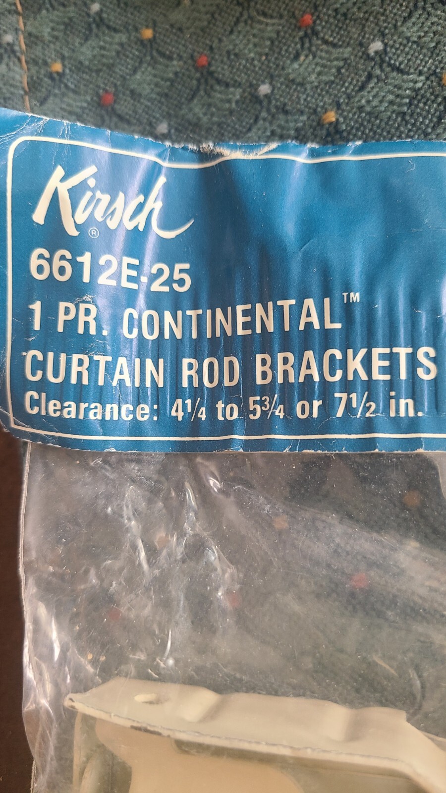 Kirsch Continental Rod Brackets 6612E-25 1 Pair | eBay