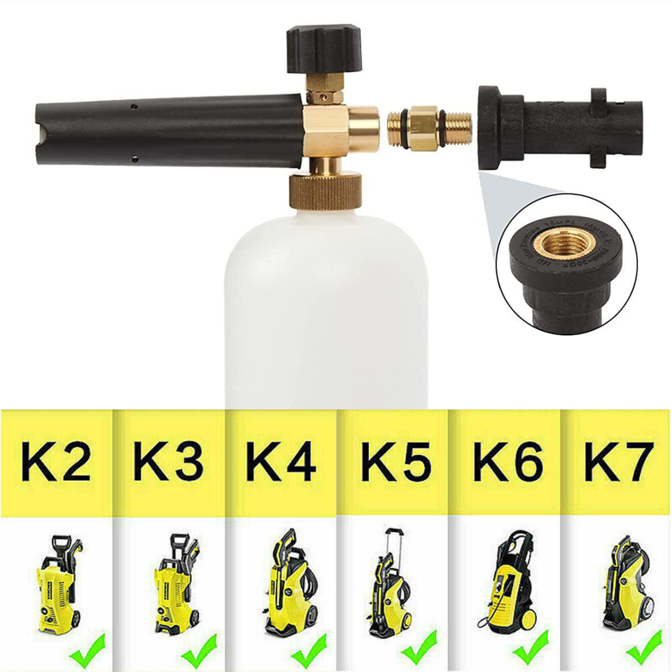 Karcher Snow Foam Lance Gun K2-K7 Cannon Car Pressure Washer Washing ...