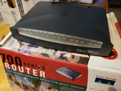 Cisco 766 M ISDN Wired Router (700 Series) with power supply and ...