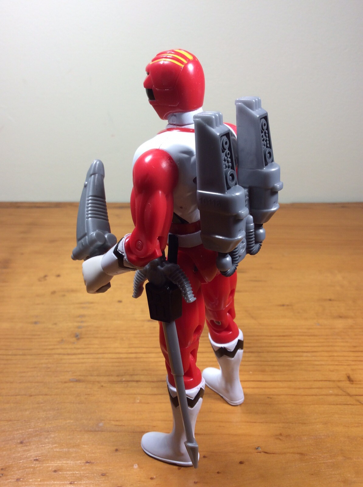 Power Rangers Lost Galaxy Talking Red Galaxy Ranger Figure w/ extras ...