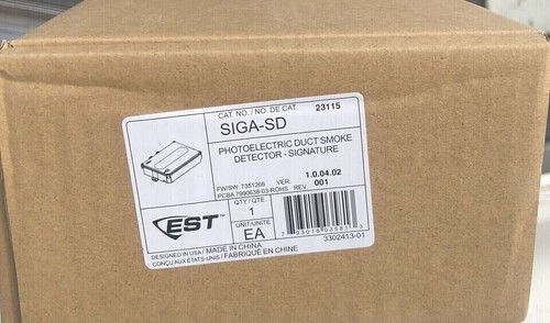 Edwards EST SIGA-SD Photoelectric Duct Smoke Detector | eBay