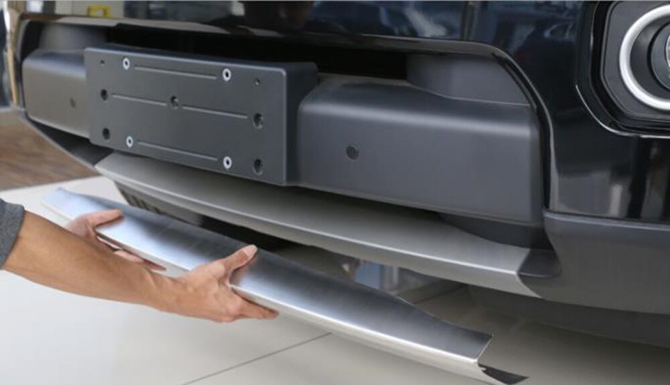 Front Bumper Towing Hook Cover Kit For Land Rover LR4 Discovery 4 2014 ...