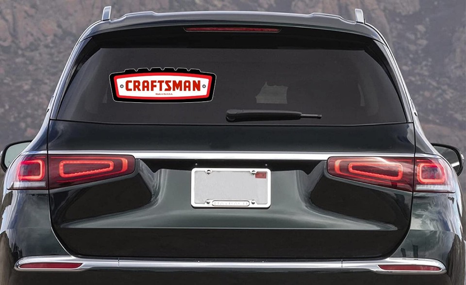 Craftsman Tools Car Bumper Window Tool Box Vinyl Sticker Decal Water ...