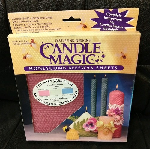 Candle Magic Honeycomb Beeswax Sheets Distlefink Designs 3 Colors for ...