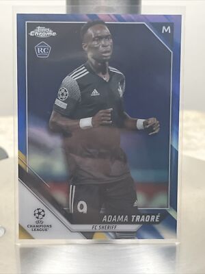 Adama Traore Blue 116/150 RC 2022 Topps Chrome UEFA Champions⚾️⚾️ | eBay