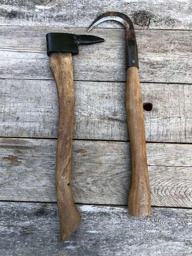 Pickaroon and Longshoreman’s or Foraging Hook Tool. Both on Short Wood ...