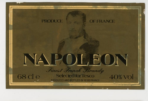 1960s-70s Napoleon French Brandy Tesco Label #KI | eBay