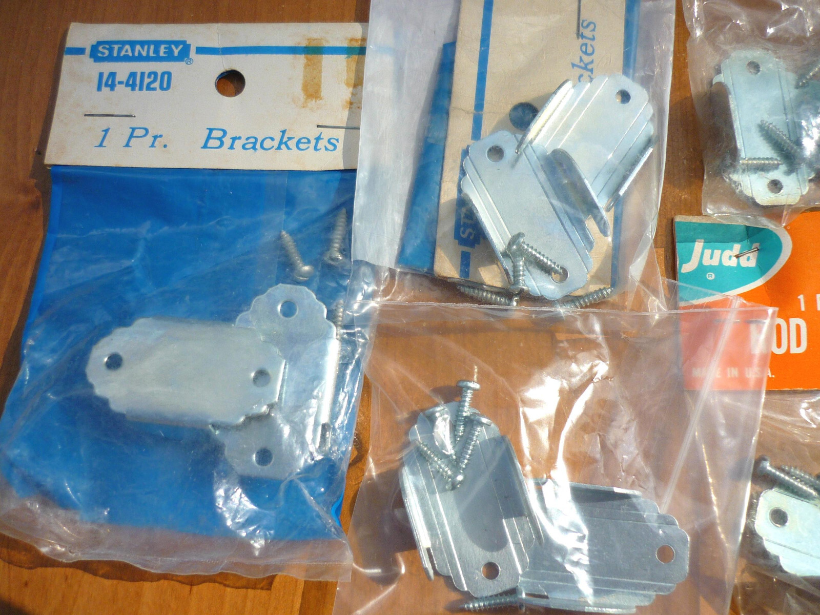 LOT of (5 Pairs) Vintage Heavy Duty Judd Stanley Double Curtain Rod ...