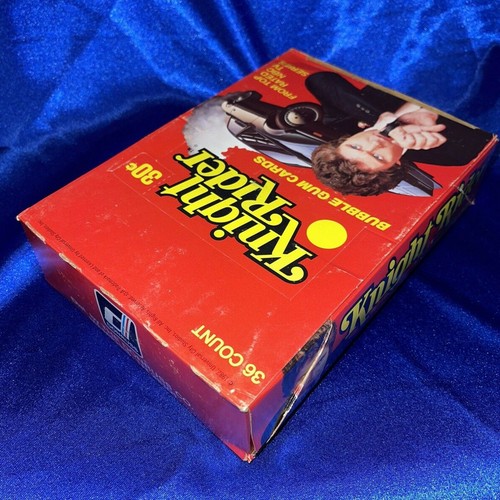 WOW! 1982 KNIGHT RIDER TRADING CARDS FULL BOX 36 UNOPENED WAX PACKS ...