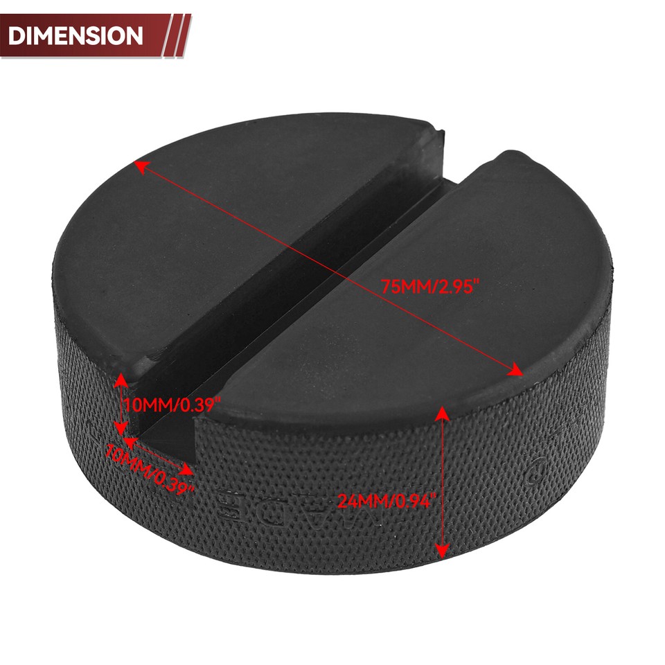 Rubber Trolley Jack Jacking Pad Pinch Weld Floor Lifting Puck Classic ...