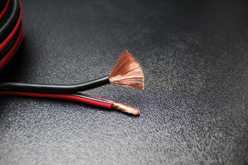 8 GAUGE PER 10 FT RED BLACK ZIP WIRE AWG CABLE POWER GROUND STRANDED ...