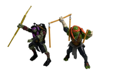 2014 TEENAGE MUTANT NINJA TURTLES (TNT) MICHAELANGELO & DONATELLO ...