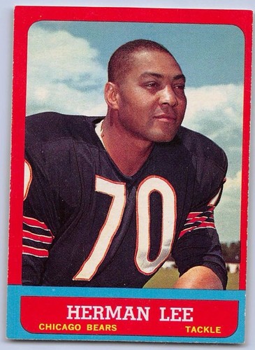 HERMAN LEE 1963 Topps Football Card # 67 - CHICAGO BEARS | eBay