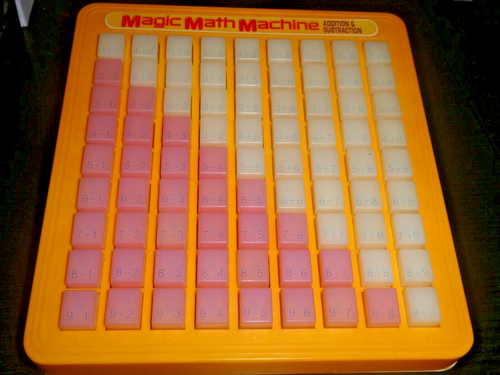 Magic Math Machine Addition & Subtraction 1988 Lanard Toys Education ...