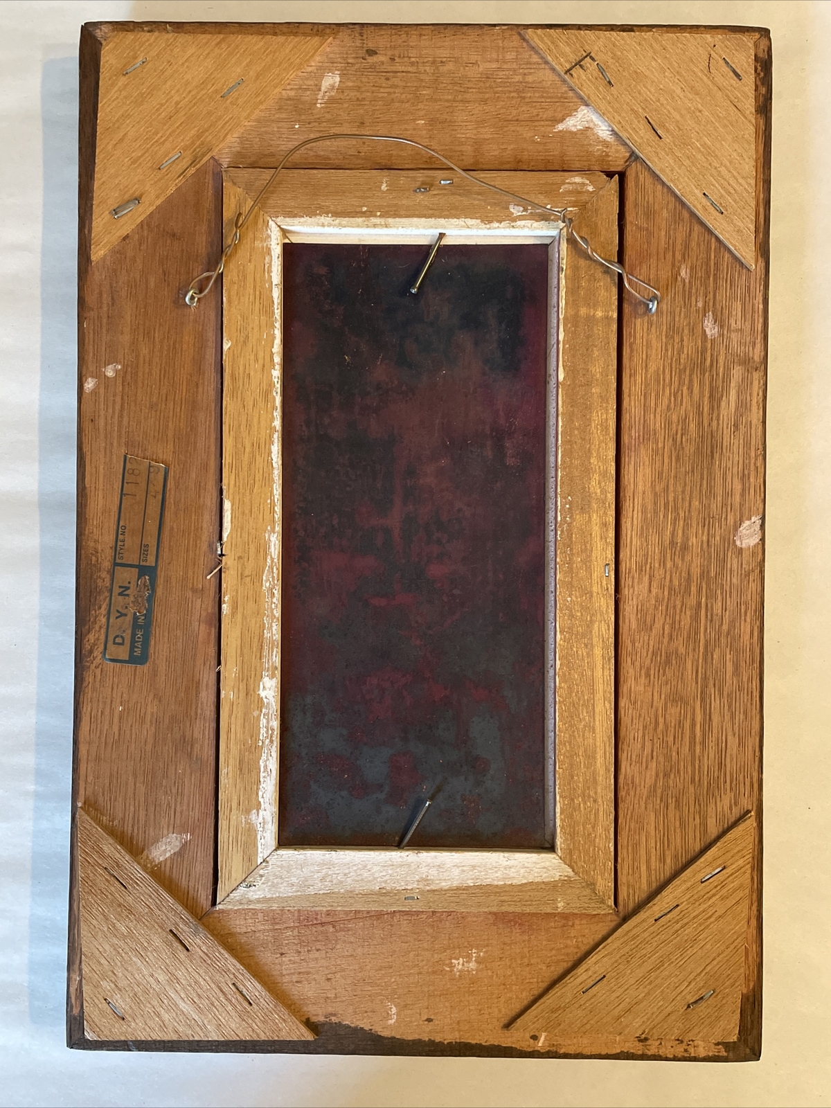 Vintage Jean Lucey Enamel On Copper Painting of Woman with Child in ...