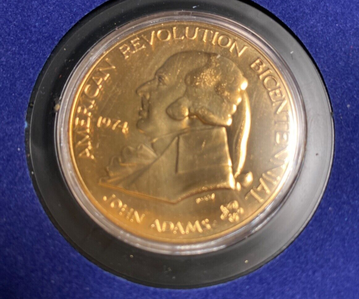 1974 American Revolution Bicentennial John Adams Medallion Coin | eBay
