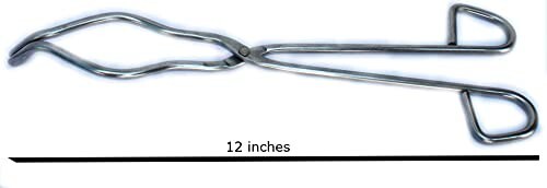 crucible tongs steel for lab size 12 inches long to hold laboratory hot ...