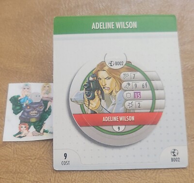 =HeroClix DC CRISIS Adeline Wilson B002 Bystander Token = | eBay