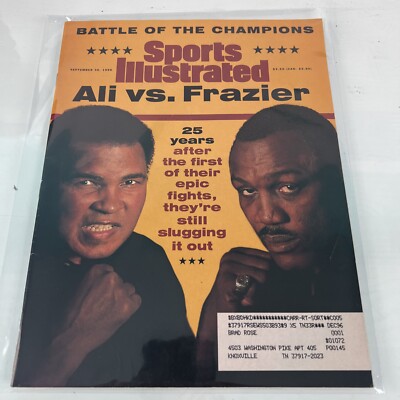 ALI vs FRAZIER - Sports Illustrated - 25 Years - September 30, 1996 ...
