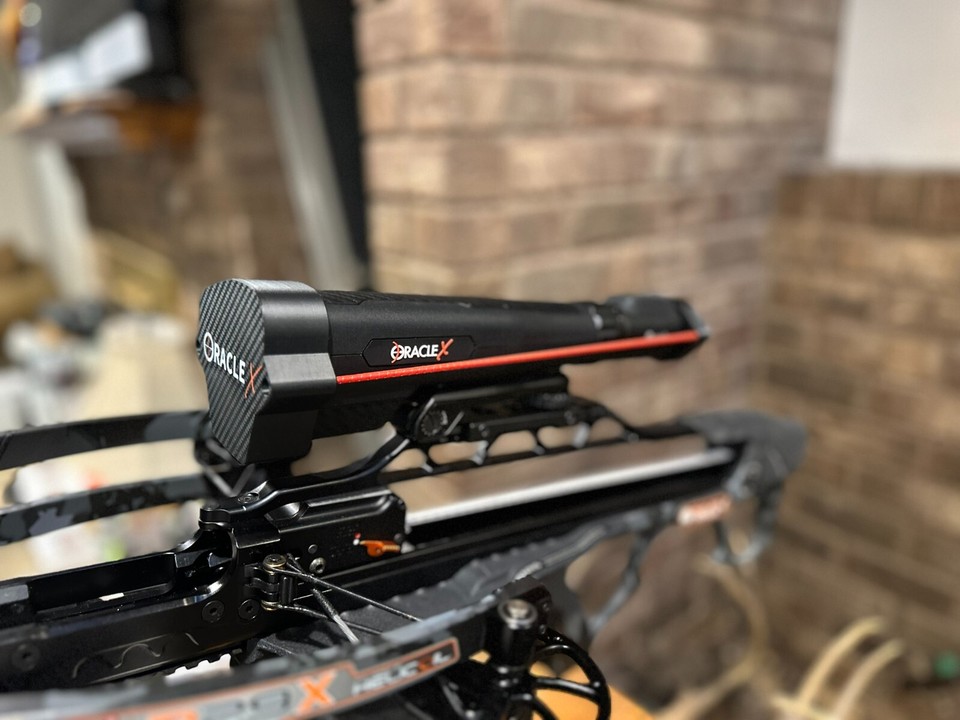 Burris Oracle X New Black Carbon Fiber Effect Scope Caps with Red Shock ...