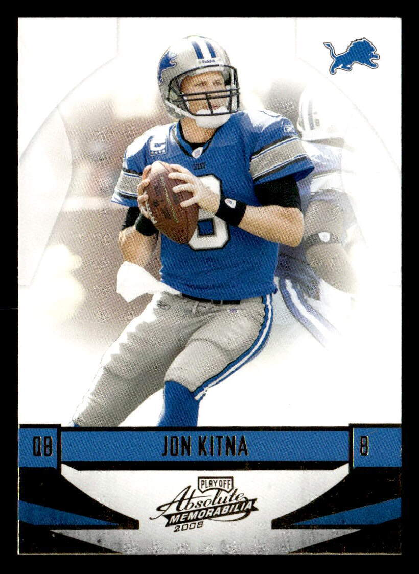 Jon Kitna 2008 Playoff Absolute Memorabilia Card #49 Detroit Lions | eBay