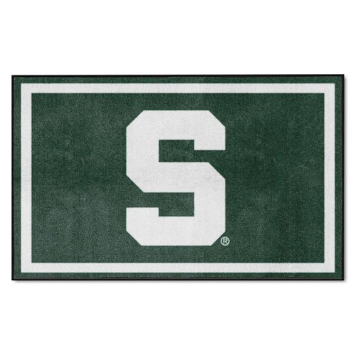 Fanmats Sports Rugs 44"Lx71"W Rectangle Carpet Michigan State Spartans ...