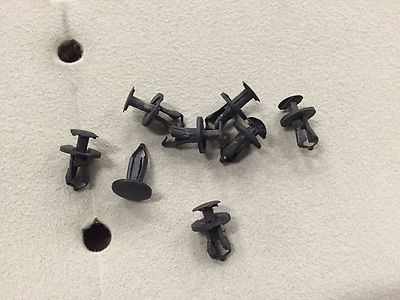 8X Land Rover & Range Rover Fastener Clips Bumper , Radiator, Rocker ...