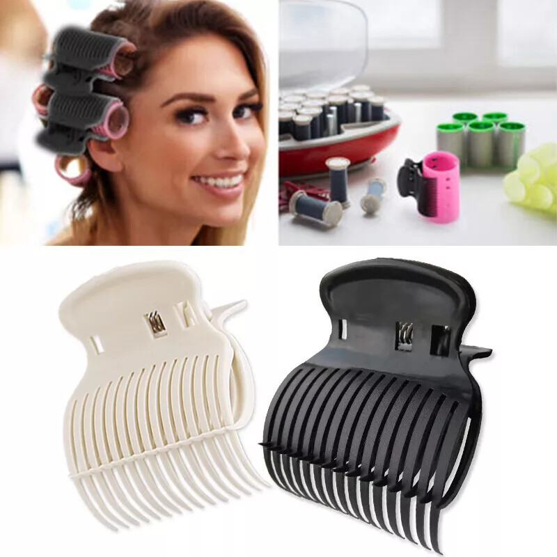 8Pcs Hot Roller Clips Hair Curler Claw Clips Replacement Roller Clips ...