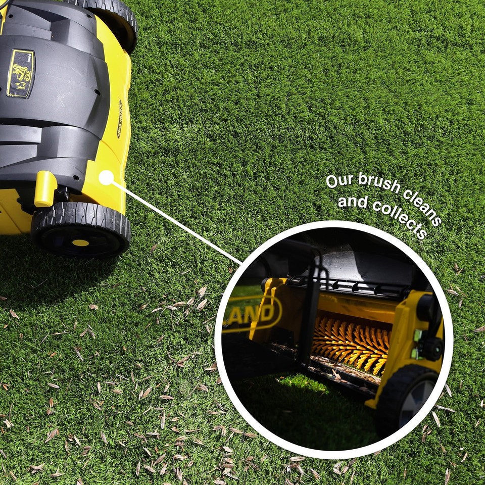 Artificial Turf Vacuum Sweeper by Roll & Comb, Corded Electric Lawn ...