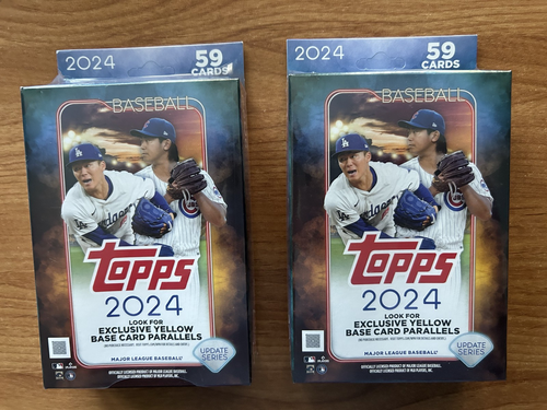 2024 Topps Baseball Update Series Hanger Box Lot of 2 | eBay