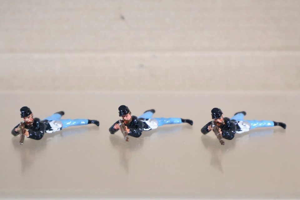 LANCER MILITARY TOYS AMERICAN CIVIL WAR UNION SOLDIERS DEFENDING FIRING ...