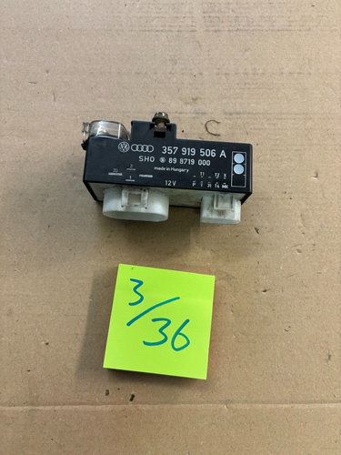 VW Passat 35i Vr6 Lüfter Relais Steuergerät 357919506A | eBay.de