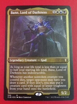 1x Bane, Lord of Darkness | FOIL-ETCHED | Battle for Baldur's Gate ...