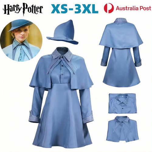 Harry Potter Fleur Isabelle Delacour Cosplay Costume Uniform Halloween ...