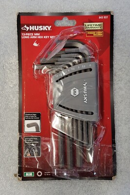 Husky Long Arm Hex Key Set, MM (13-Piece) HLAHKM13PC-06, NEW (9F) | eBay